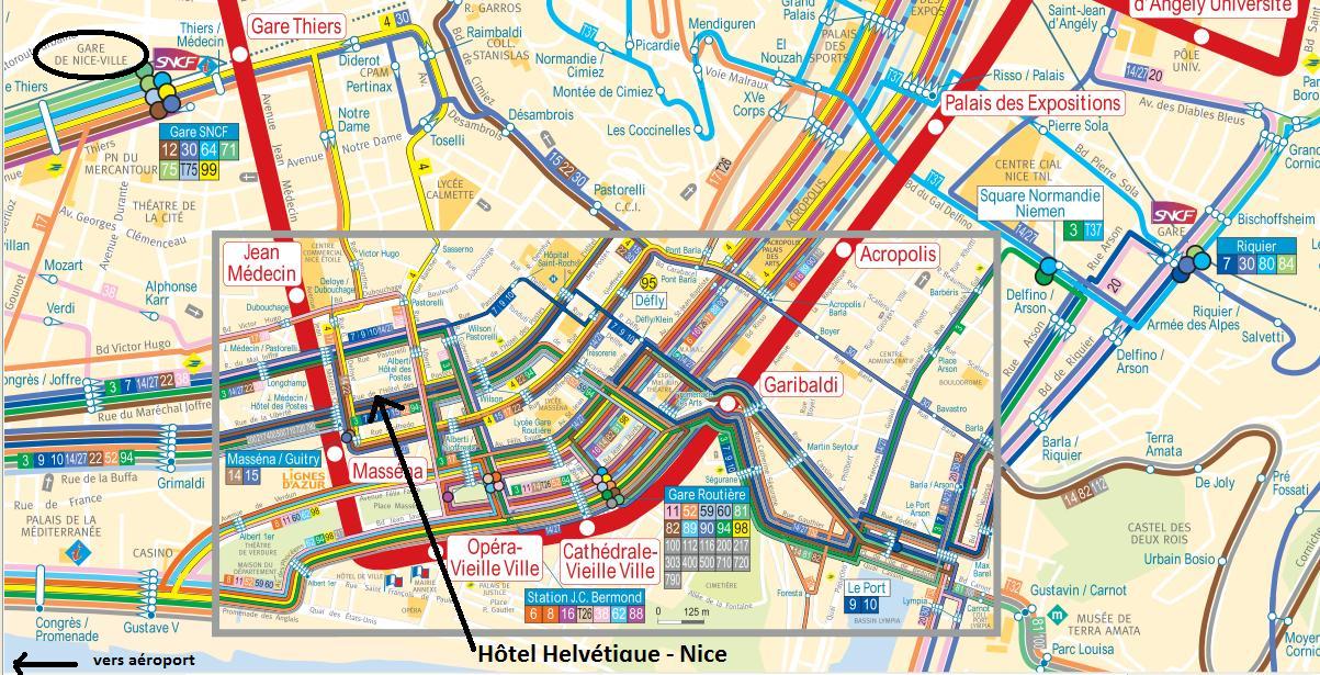 Hotel Helvetique 2 étoiles Nice Centre Masséna, Promenade, Mer ...